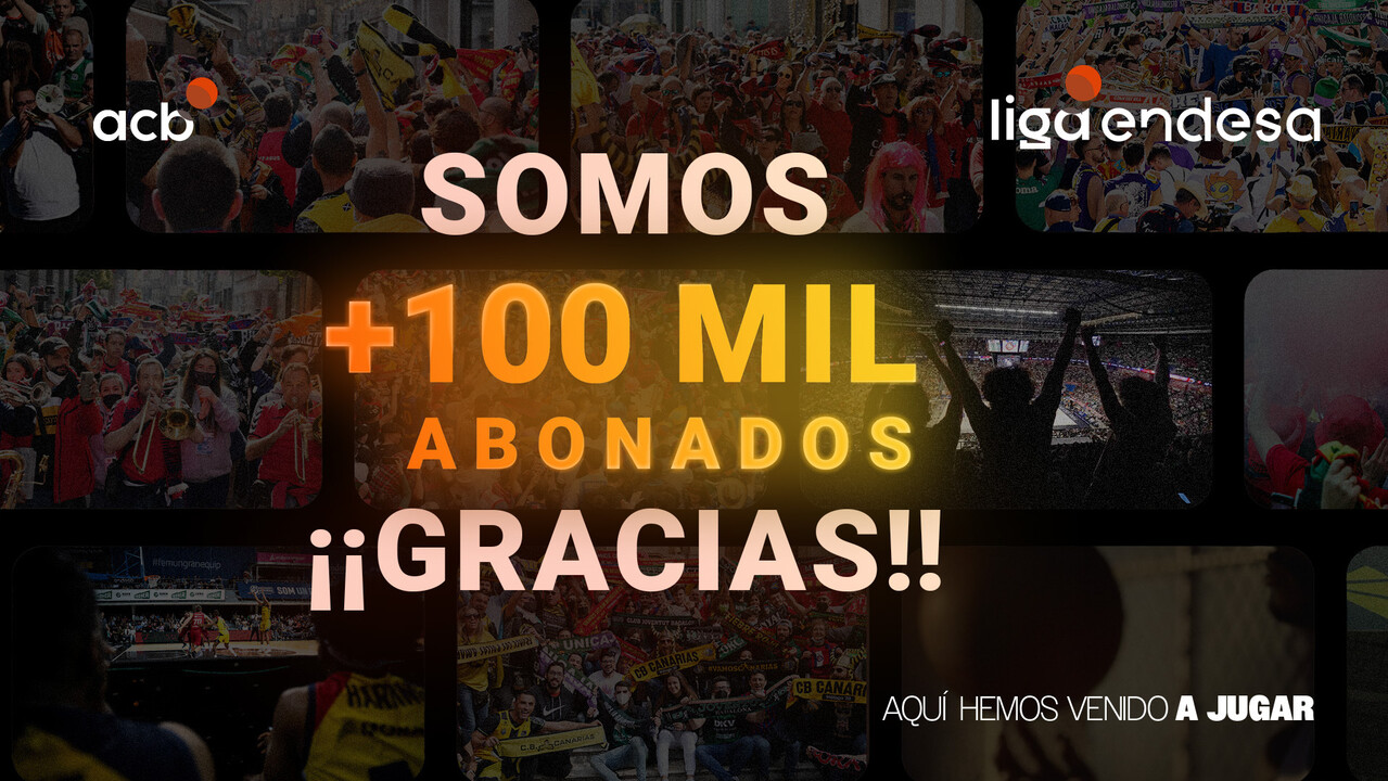 ¡Más de 100.000 abonados! | ACB.COM