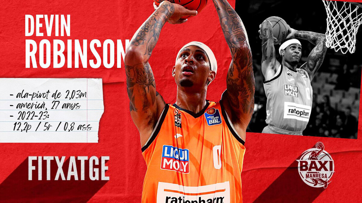Devin Robinson, al BAXI Manresa | ACB.COM