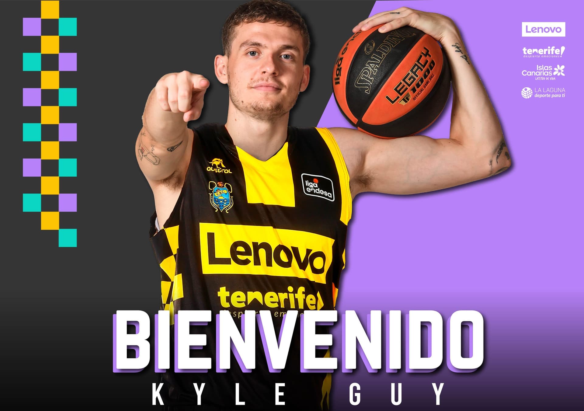 Kyle Guy, nuevo jugador del Lenovo Tenerife | acb.com